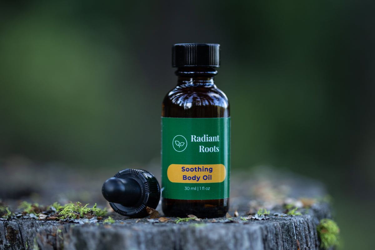 Soothing Body Oil – Radiant Roots